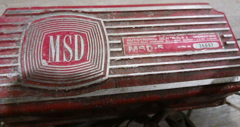 MSD 5A MULTIPLE SPARK DISCHARGE IGNITION BOX PN 36697 VINTAGE!!! | eBay