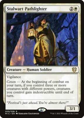 MTG Stalwart Pathlighter (9/209) Innistrad Midnight Hunt Commander NM ...