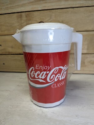 Vintage Coca-Cola Classic PackerWare w/Lid Plastic Pitcher 70s/80s New ...