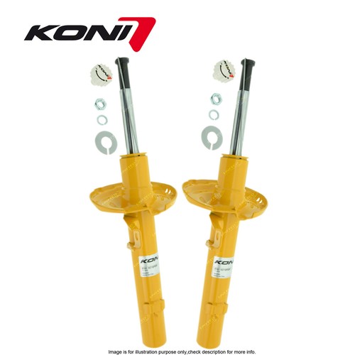 2 x Rear KONI Sport Adjustable Shock Absorbers for Subaru Impreza WRX ...