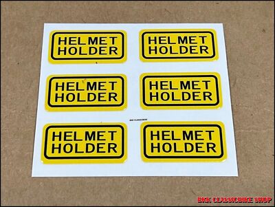 Helmet Holder Decal Sticker Label 6Pcs DAX ST50 ST70 CT70 CF50 CF70 Z50 ...