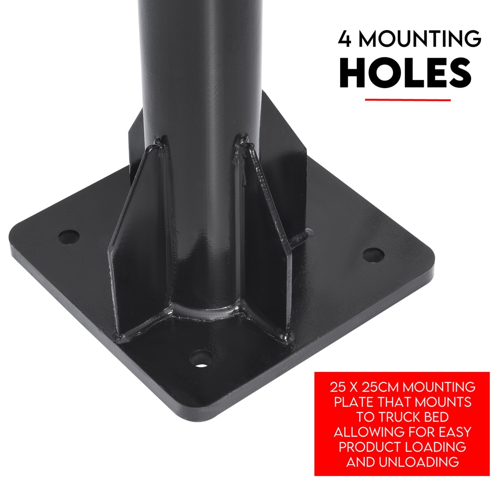 800kg Swivel Hydraulic Crane Hoist 12V Electric Jack UTE Trailer Pick ...