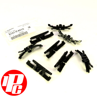 GENUINE Roof Trim Clips Side Of Windscreen 93-00 Fits Subaru Impreza ...