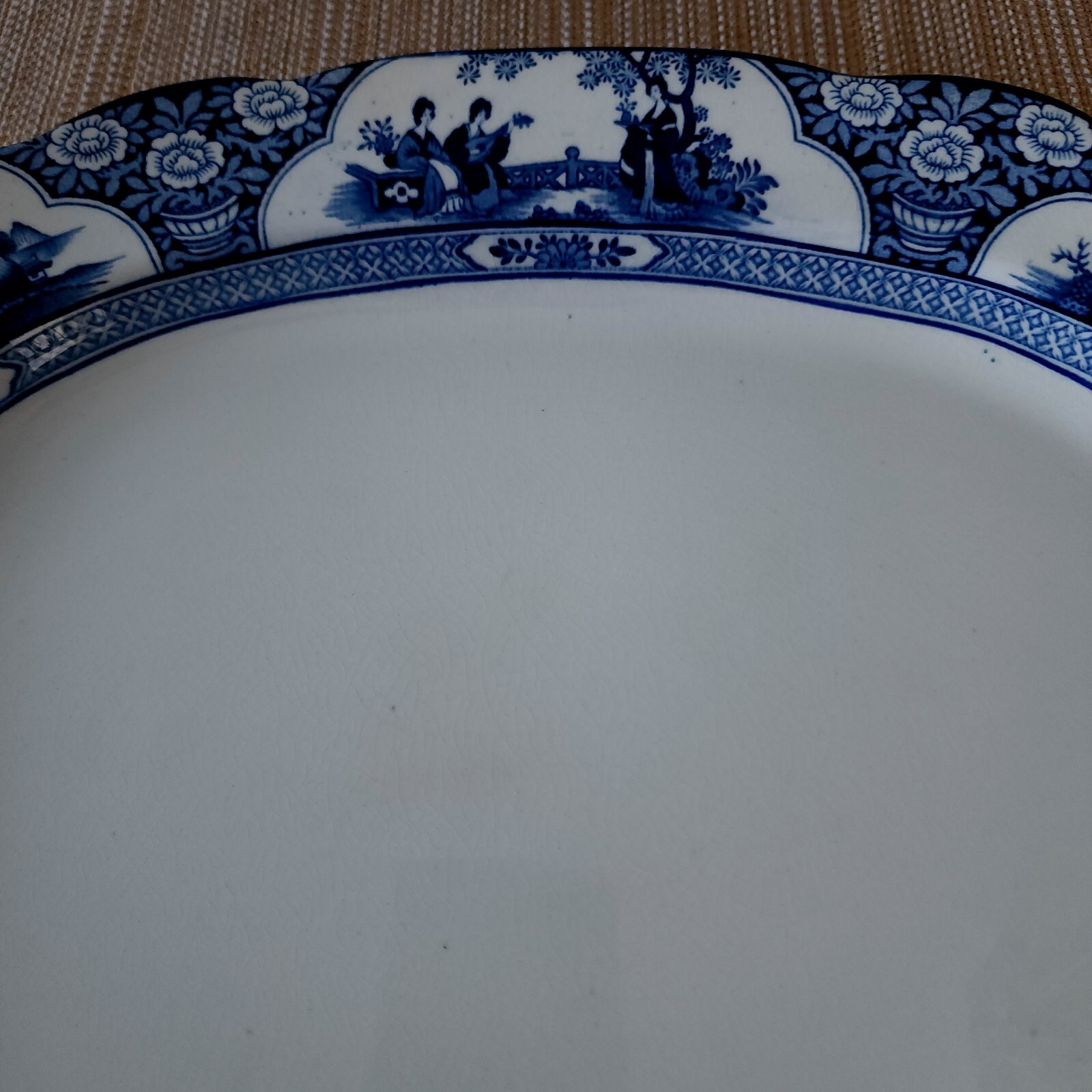 13" BOOTHS Ming Oval Serving Platter England | eBay