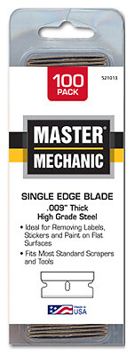 Single-Edge Razor Blades, .009-In., 100-Pk. | eBay