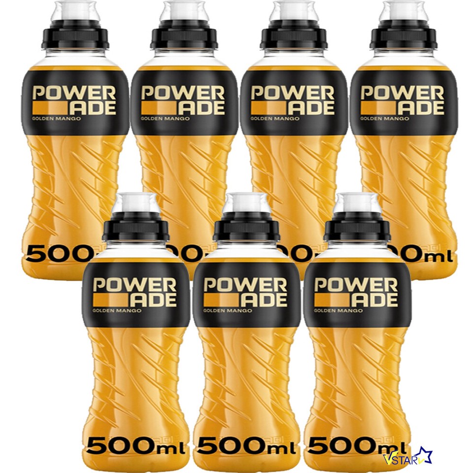 Powerade Berry and Tropical, Golden Mango Sports Drink 500ml | eBay