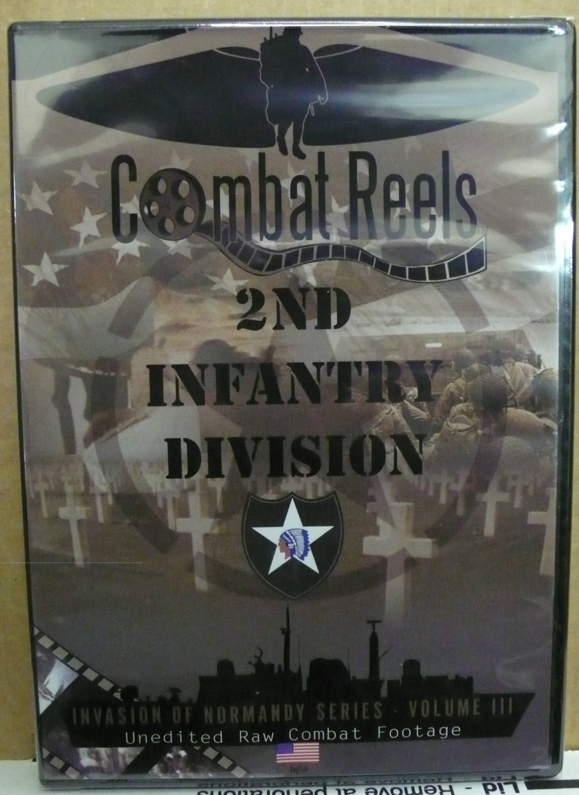 COMBAT REELS DVD 2ND INFANTRY DIVISION INVASION OF NORMANDY COMBAT ...