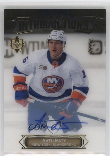 2022 Ultimate Collection Introductions Gold /25 Aatu Raty #UI-78 Rookie ...