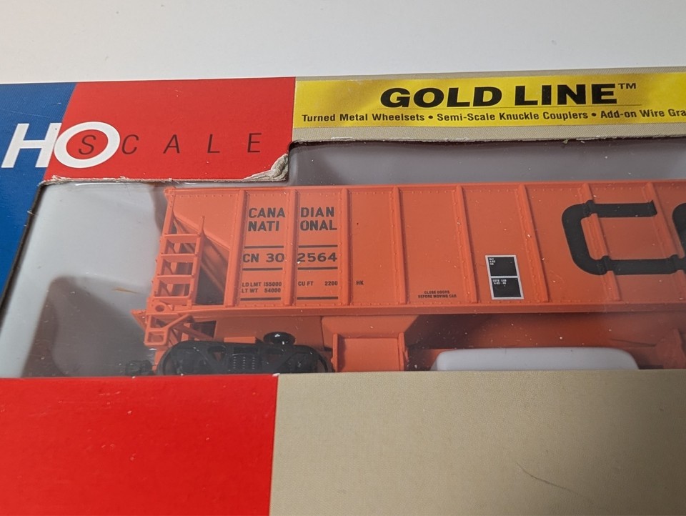 HO Scale Walthers Gold Line CN Canadian National Ballast Hopper 3 Pack ...