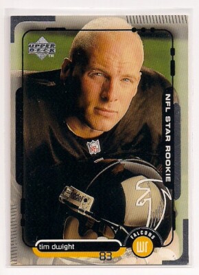 1998 TIM DWIGHT UPPER DECK STAR SP #42 ROOKIE RC ATLANTA FALCONS IOWA ...