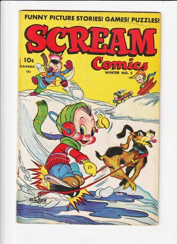 SCREAM COMICS 2 1944 GOLDEN AGE CANADA COMIC | eBay