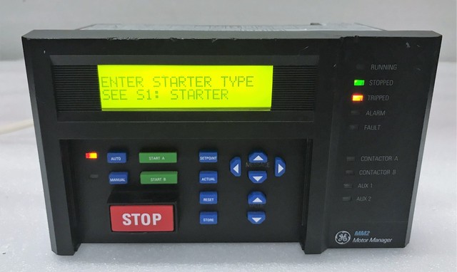 GE MULTILIN MOTOR MANAGER II MMII-PD-1-2-120 INTELLIGENT MCC CONTROLLER ...
