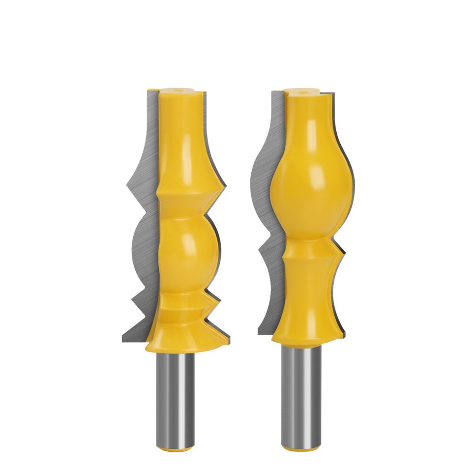 1/2 12mm Shank Architectural Crown Molding Router Bits Reversible Set ...