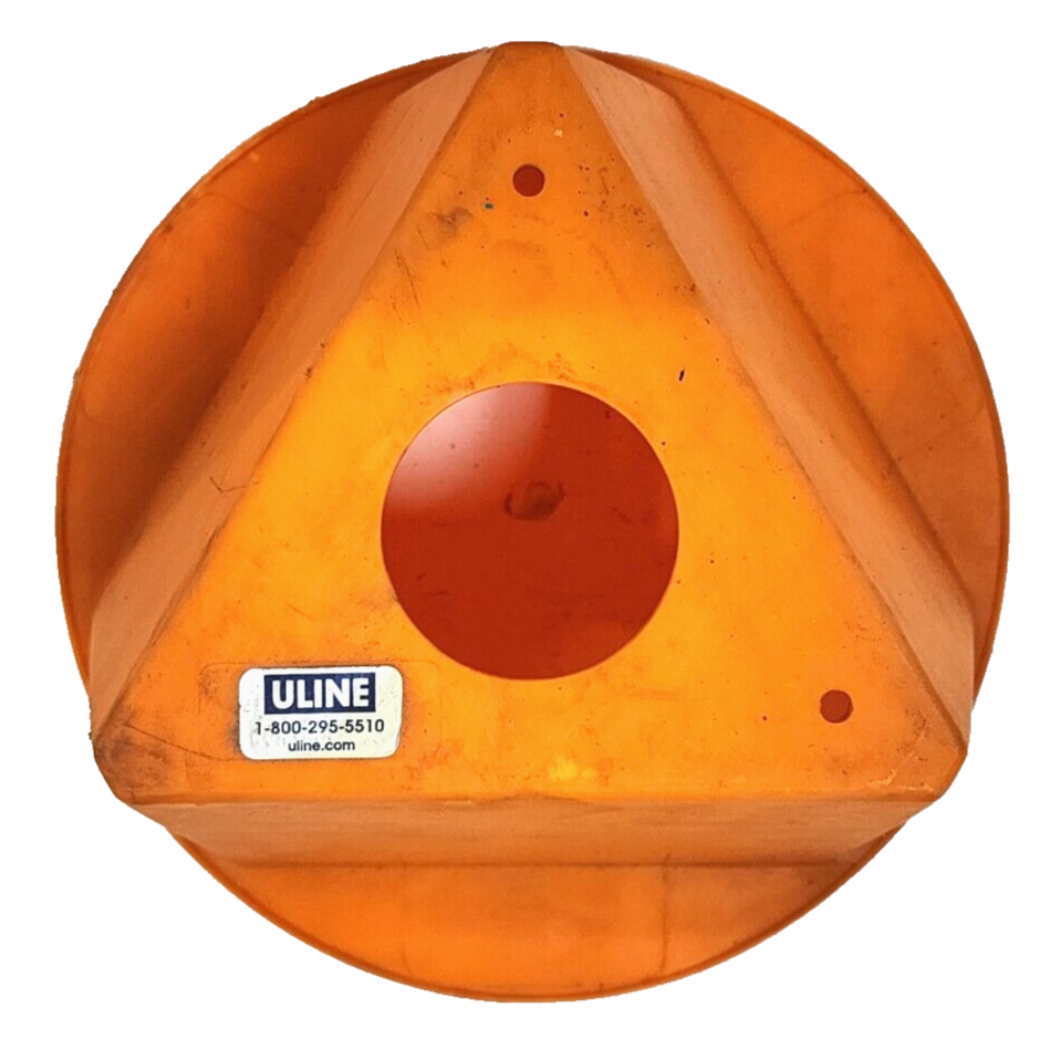 INVENTORY CONTROL CONES (LOT OF 2) 10" DIAMETER 5" HEIGHT 2" DIAMETER ...