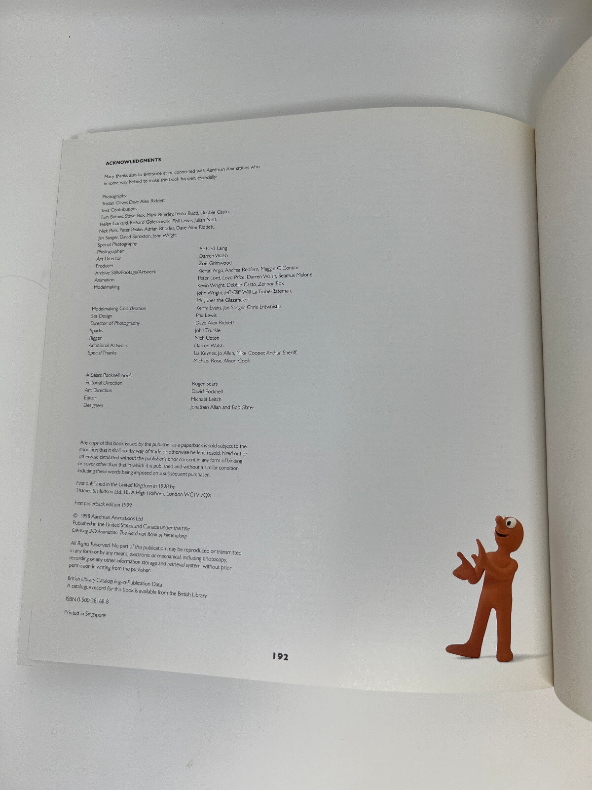 Cracking Animation The Aardman Book of 3-d Animation Sibley Brian ...