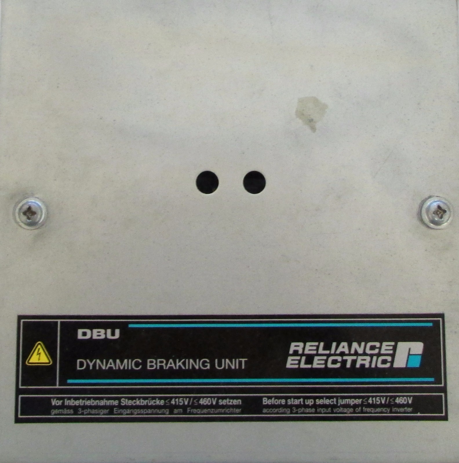 RELIANCE ELECTRIC DBU 100 415 480 V 100 Amp Dynamic Braking Unit 837 02 ...