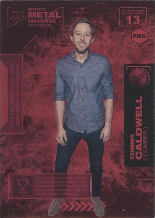 2021 Skybox Metal Universe Champions - Tommy Caldwell #13 Precious ...
