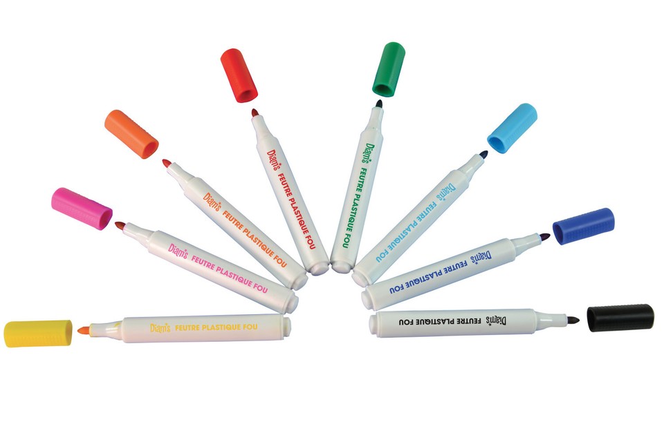 DIAM'S Case Of 8 Felt Tip Pens For Plastic Madmen 3700010404344| eBay