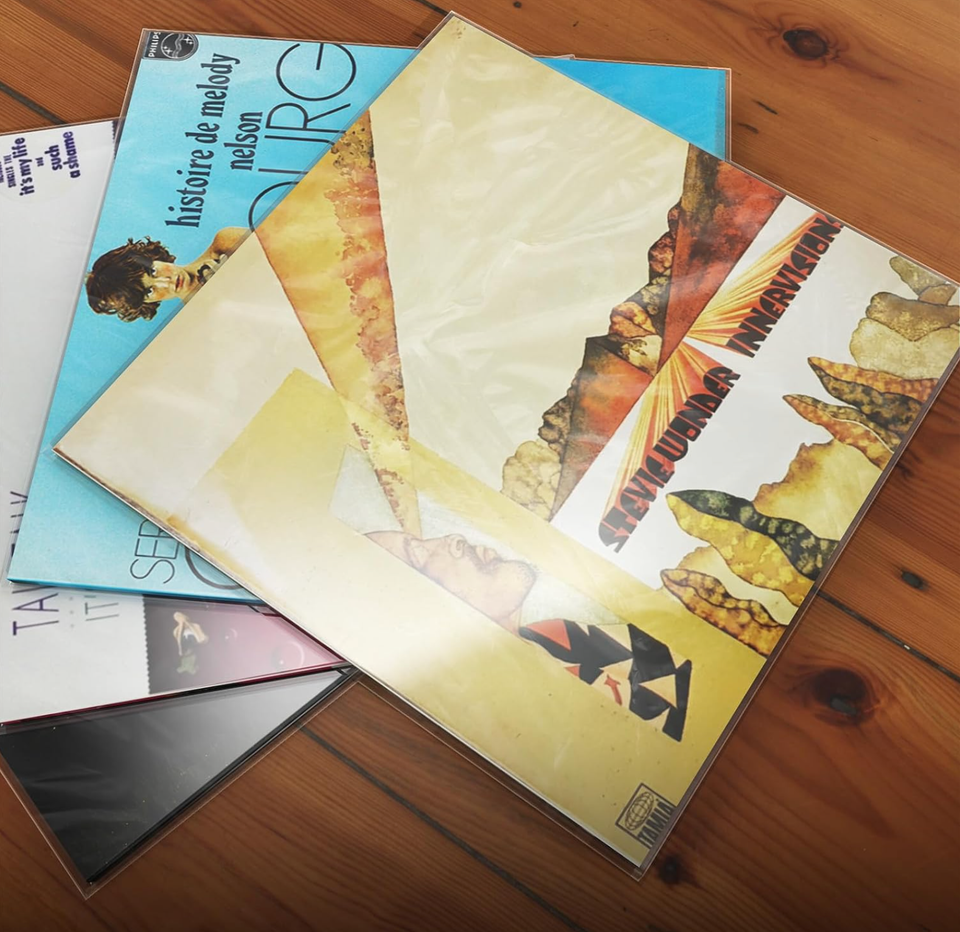 100 Clear Plastic LP Outer Sleeves 3 Mil: HIGH QUALITY Vinyl Record ...