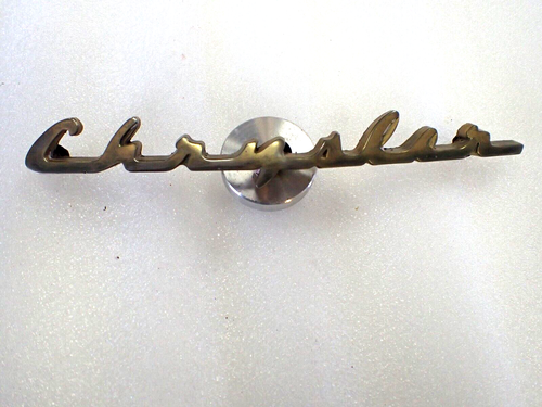 Original 1954 Chrysler Grille Emblem Script | eBay