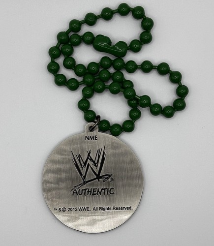 WWE John Cena Never Give Up Cenation Pendant Necklace Green Beaded ...