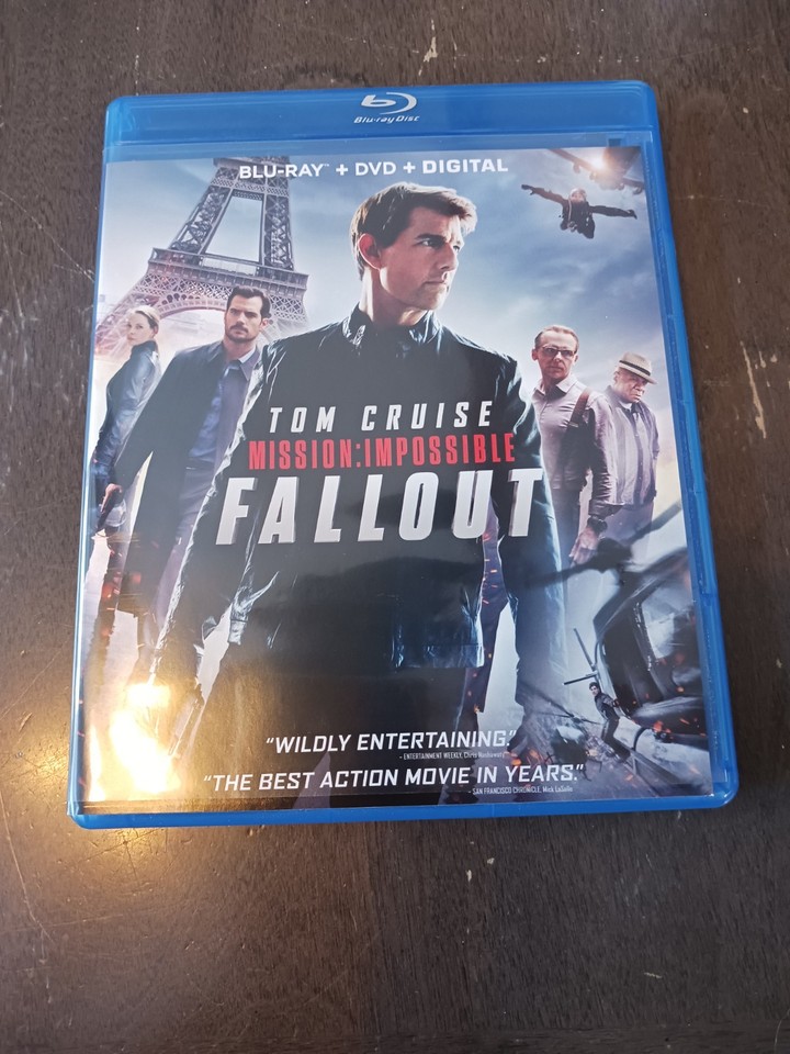 Mission Impossible: Fallout Blu-Ray + DVD with Collectible Book in ...