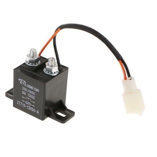 DC 12V 50A 4 Pin SPST Heavy Duty Splitter Charge ON/OFF Relay Car with ...