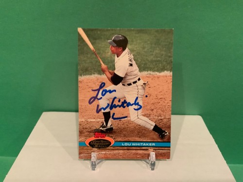LOU WHITAKER AUTOGRAPHED CARD #101 | eBay