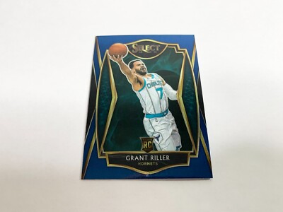 Grant Riller Blue RC Rookie 2020-21 Panini Select Basketball Card # 166 ...