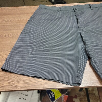 PGA Tour Golf Shorts Men's Size 38 Black W/Stripes Pockets RN # 37763 ...
