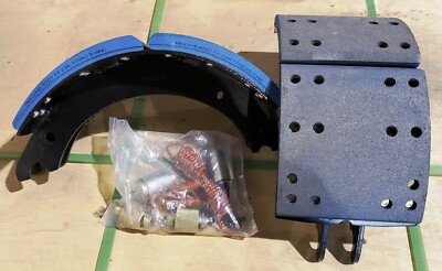 MAXX HD 4707 Commercial Truck Brake Shoe Kit w/ 23K Lining & Hardware ...