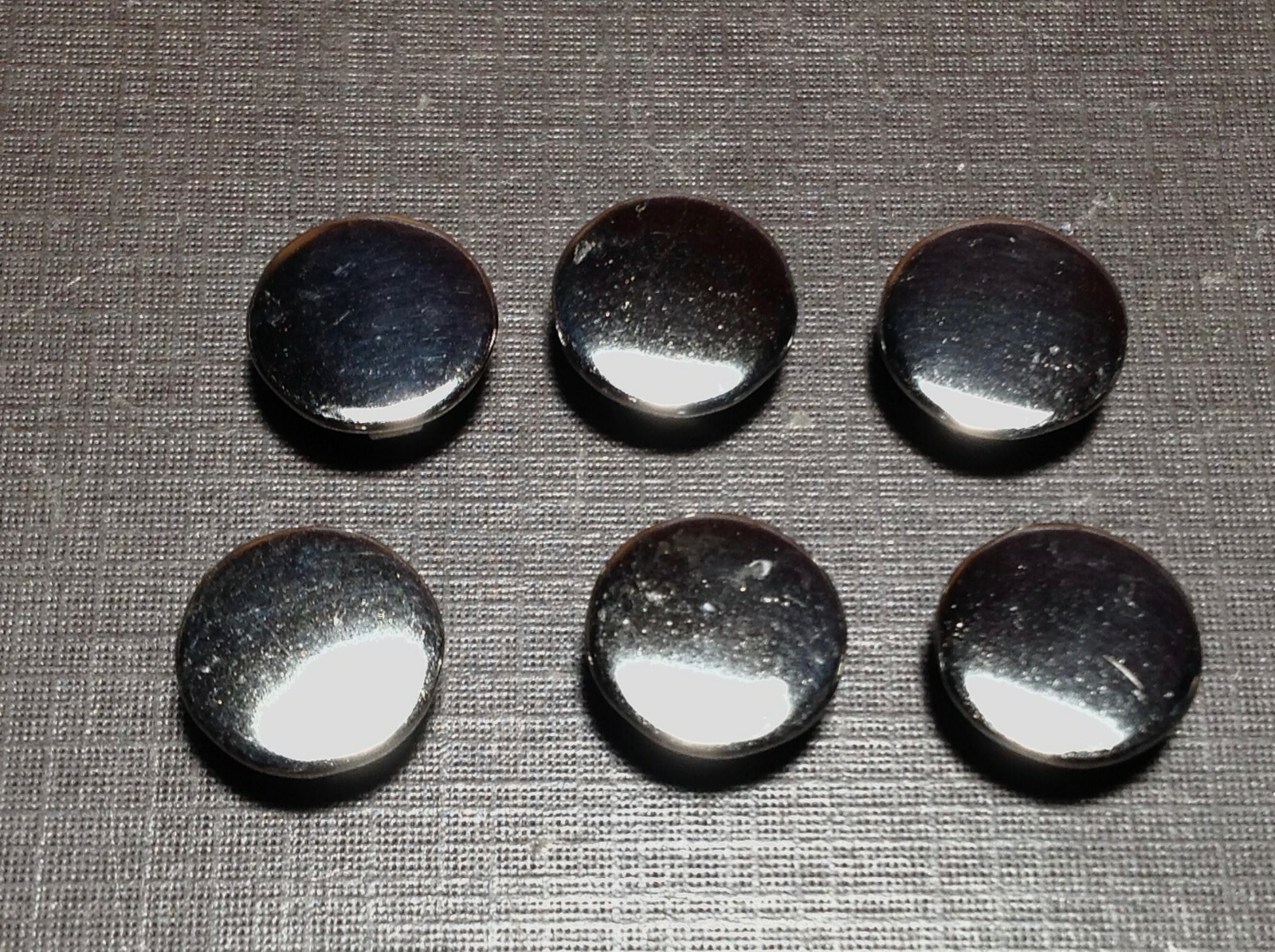 6 pcs NORS 11/32" nickel plated steel hole plugs buttons Chevy Buick ...