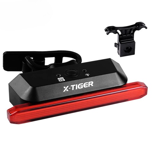 Red LED Bike Tail Light Super Bright USB Rechargeable Rear Bike Light ...