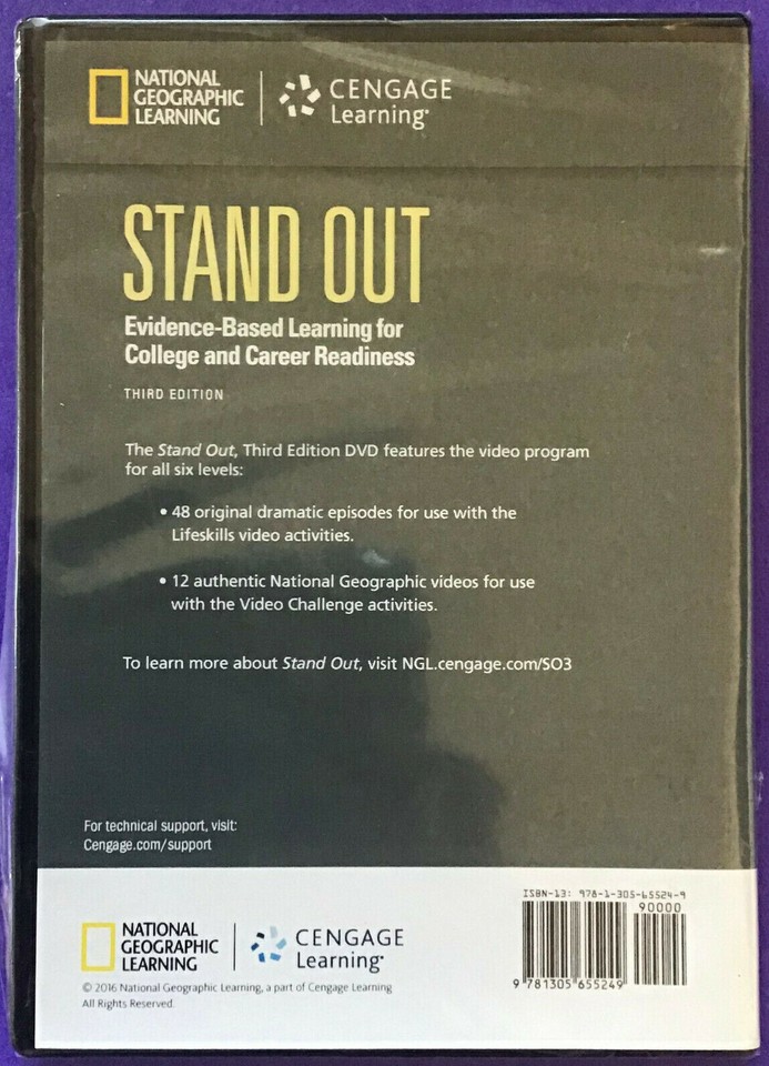Sealed Stand Out Basic 5 DVD Program Third Edition National Geographic ...