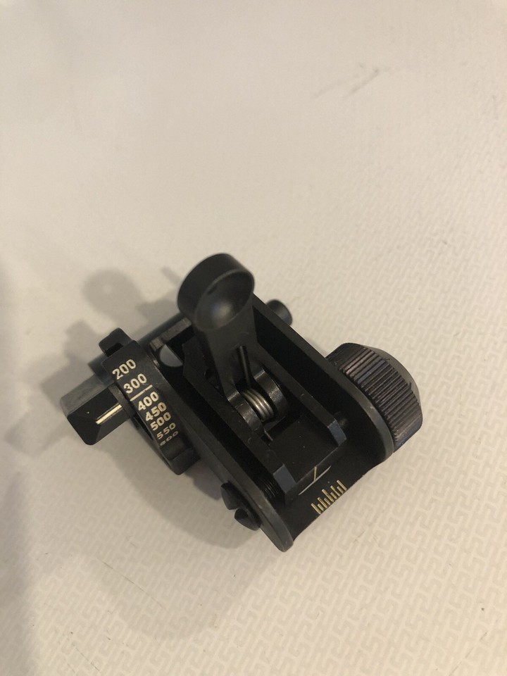 Matech Sight OGU83 Flip Up Rear Sight Picatinney Mount Sight | eBay