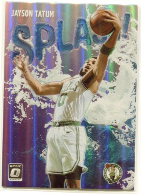 Jayson Tatum 2021 Donruss Optic Purple Spalsh #12 Celtics | eBay