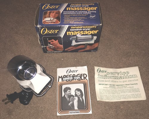 Vintage Oster Scientific Massager Handheld 146-11A Variable Speed ...