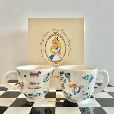 Starbucks x Disney 2024 China Alice In Wonderland 7oz And 9oz Mug Set ...