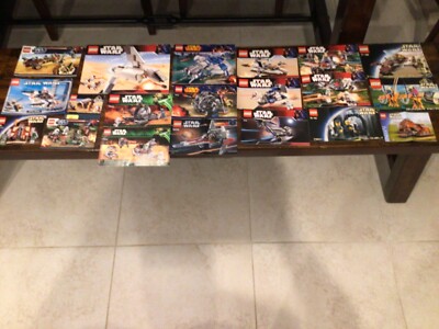 LOT 20 LEGO Star Wars Instruction Manual books 7659 75042 75040 4476 ...