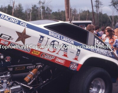 Bruce Larson USA 1 Camaro 8x10 NHRA Funny Car Photo 3 | eBay