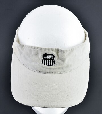 Union Pacific Railroad Shield Emblem Sun Visor Hat Adjustable | eBay