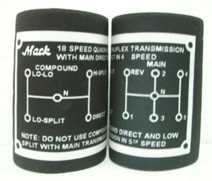 MACK TRUCK QUAD BOX GEAR SHIFT PATTERN IMAGE CAN & STUBBY COOLER | eBay