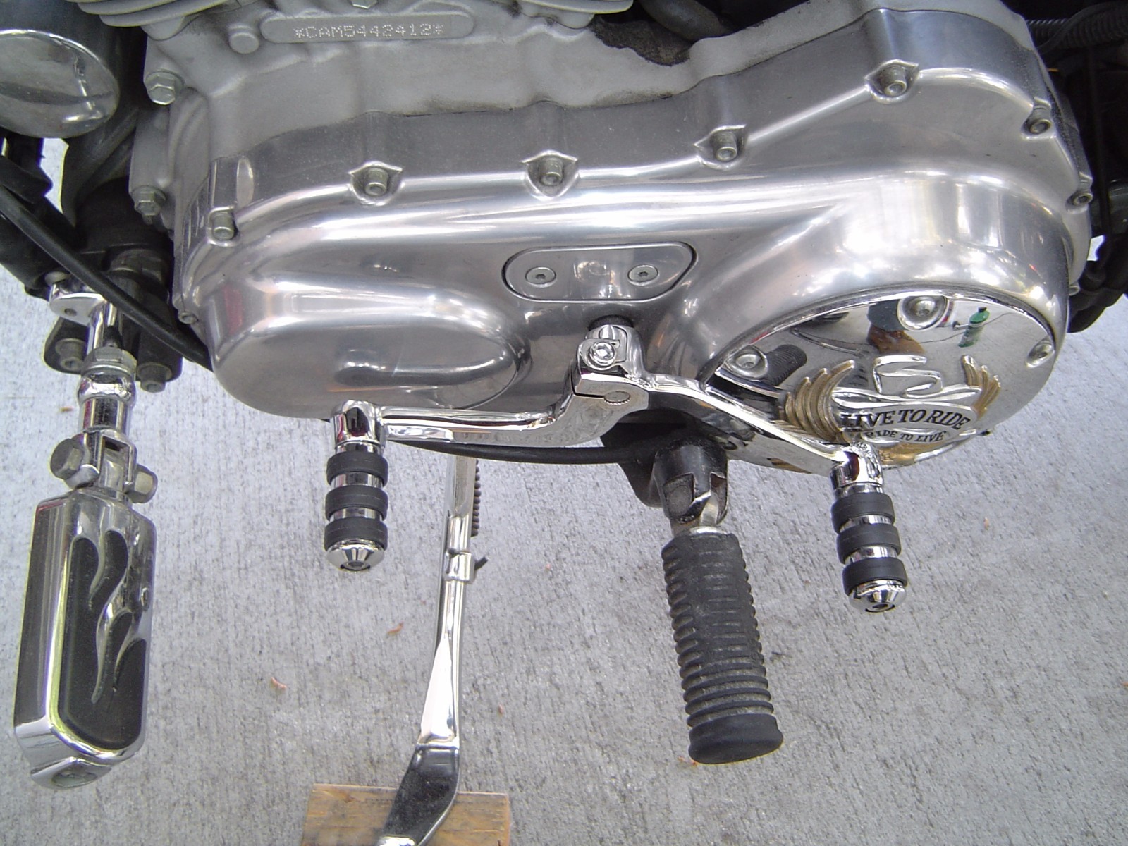 Sportster Heel Toe Shifter Kit 1991-2003 883 1200 Mid-Controls only HTS ...