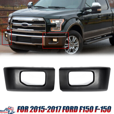 For 2015-2017 Ford F-150 F150 Primed Black Front Bumper Bar End Side ...