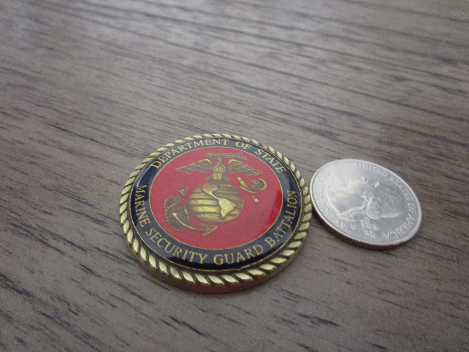 Department Of State Marine Security Guard Battalion Challenge Coin ...