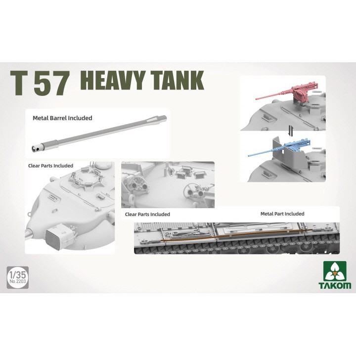 Takom #2203 1/35 T 57 HEAVY TANK | eBay