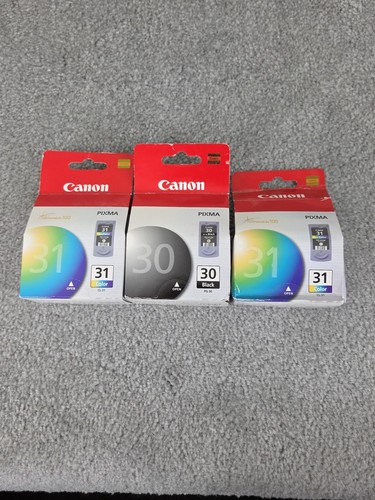 3PK GENUINE Canon PG-30 CL-31 Ink for PIXMA iP1800 MP140 MP190 MP210 ...