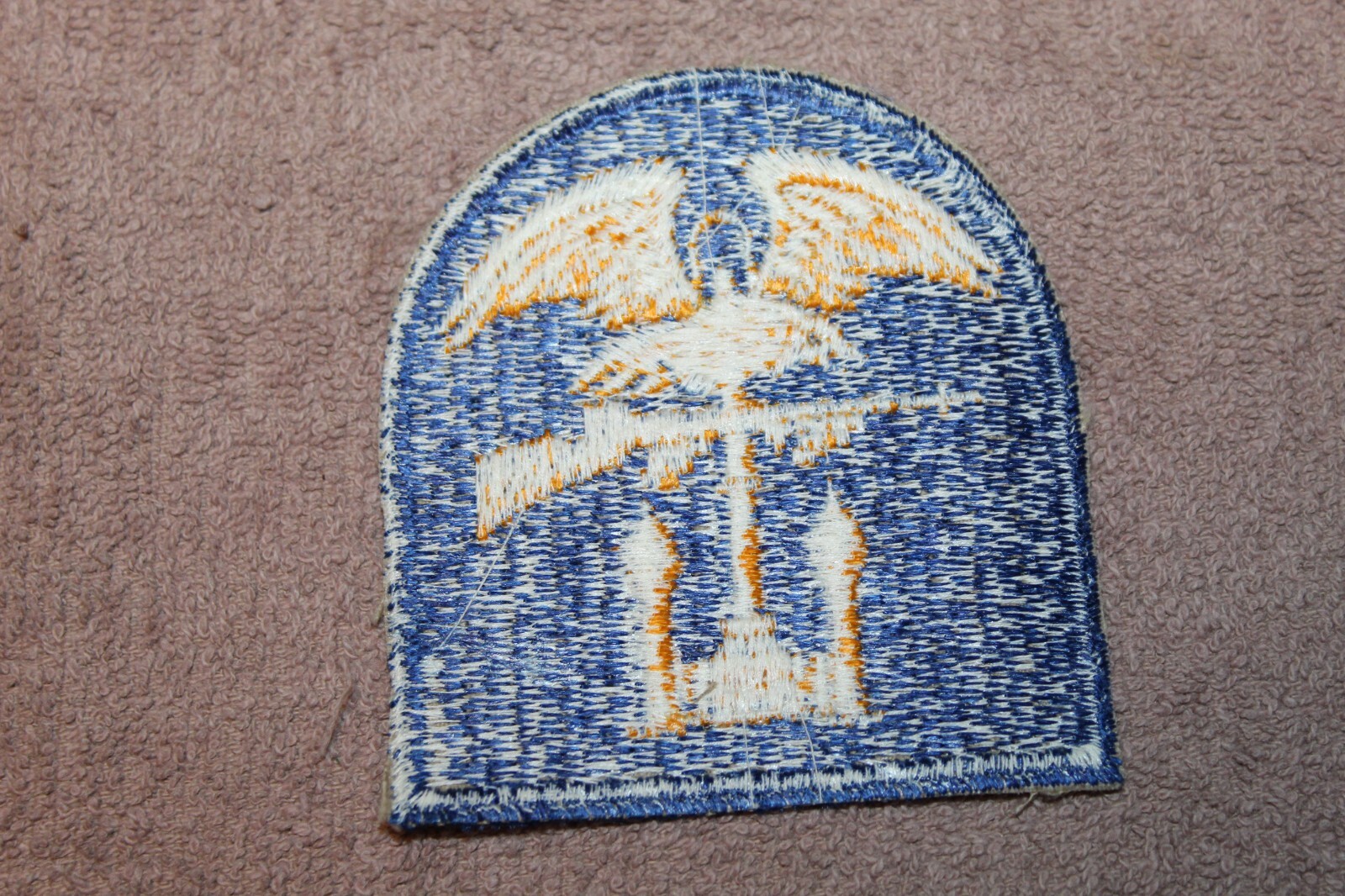 Original WW2 U.S. Army Amphibious Forces "Blue" Uniform Patch, VG | eBay