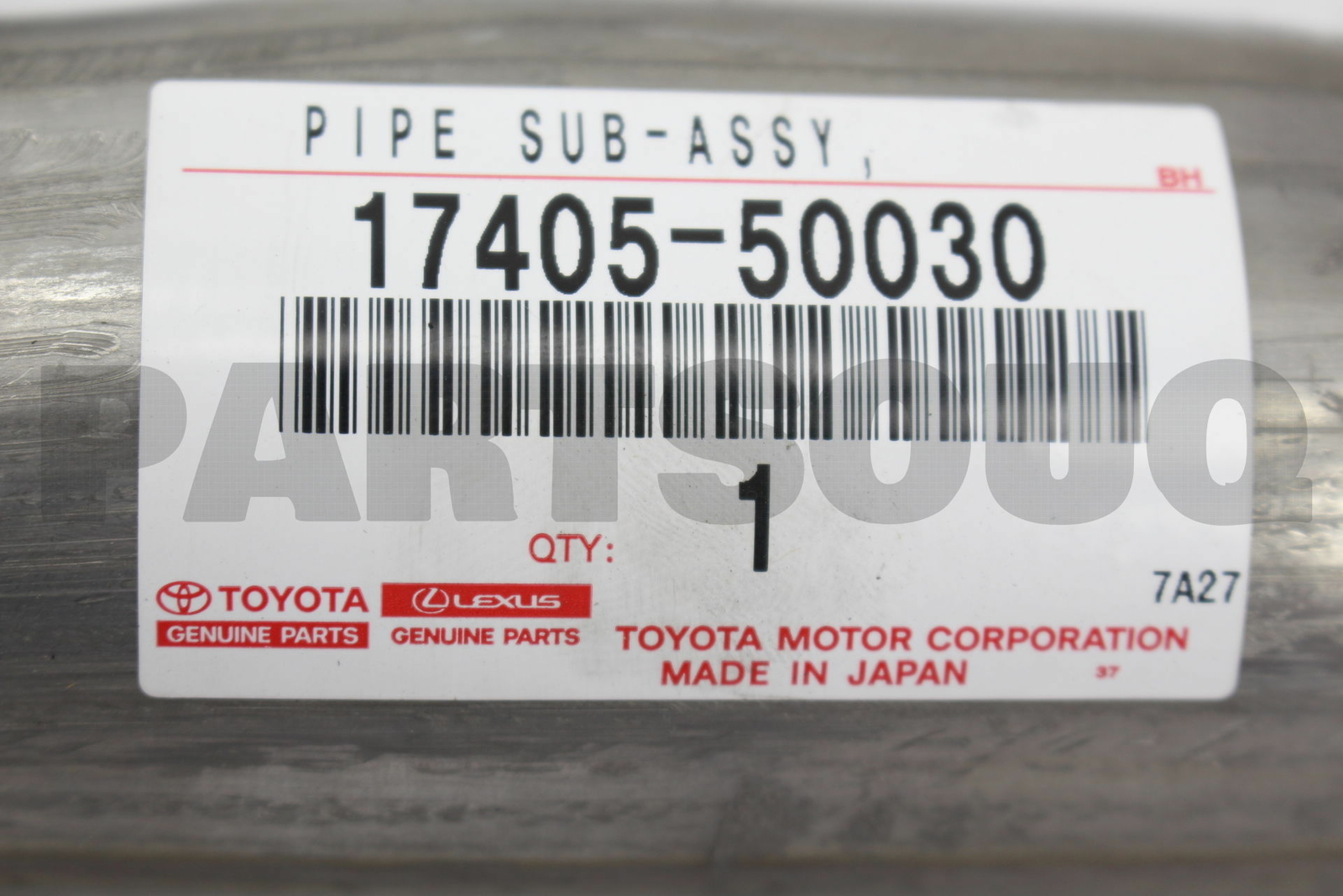 1740550030 Genuine Toyota PIPE ASSY, EXHAUST, TAIL 17405-50030 | eBay
