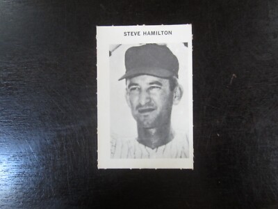 1969 Milton Bradley Steve Hamilton Card (B60) | eBay